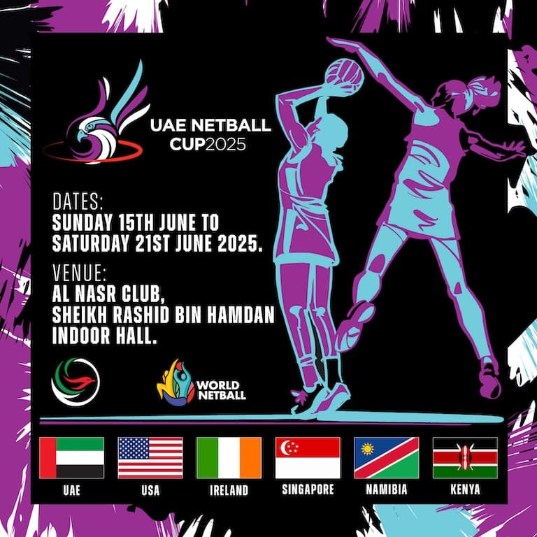 UAE Netball Cup 2025 in Dubai Sports Events Al Nasr Club - Basketball Court